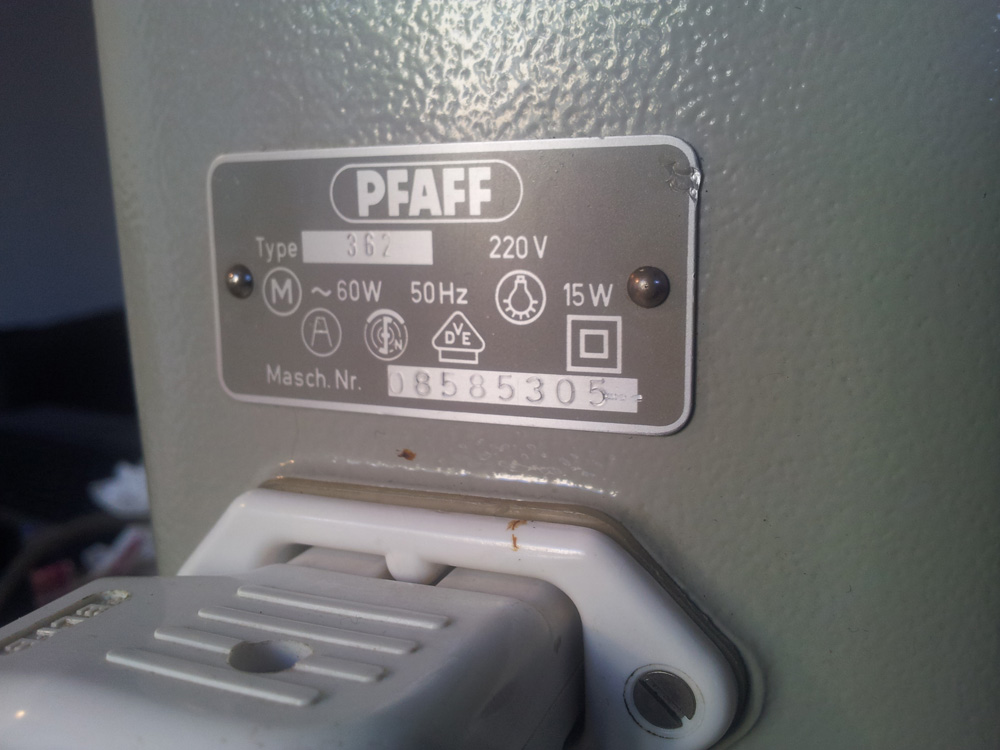 Meine "neue" 362 Automatic - Pfaff - Hobbyschneiderin 24